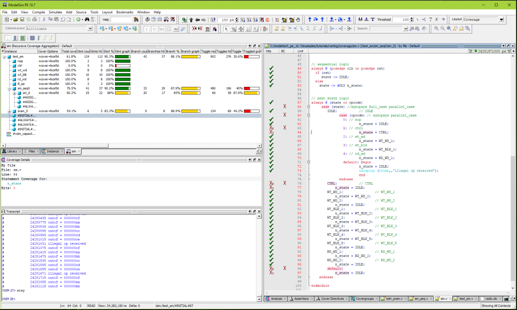 ModelSim verification capabilities | EDMD Solutions